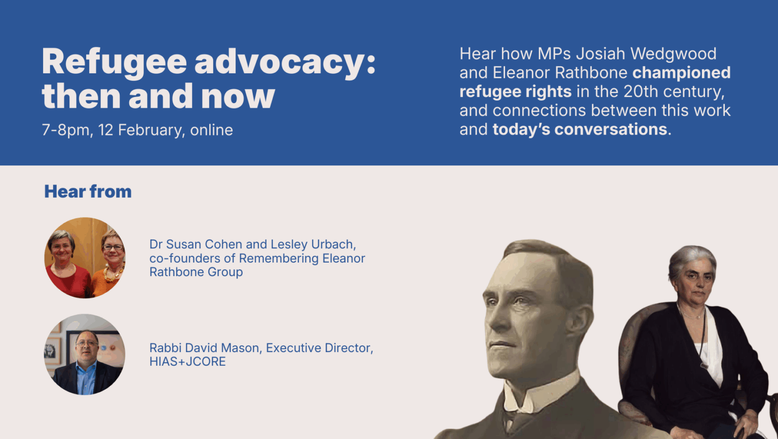 Supporting refugees, led by Jewish values